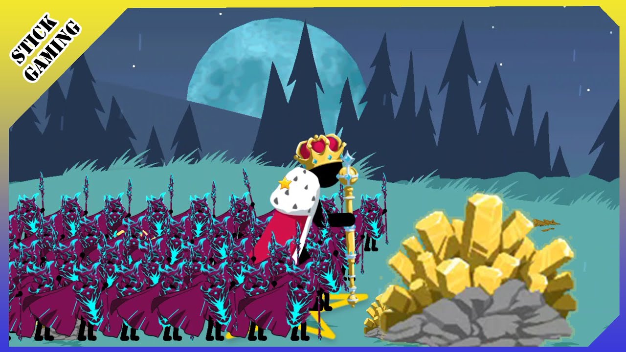 x9999Spearton Vs King God Mod | stick war stick gaming | game animation ...