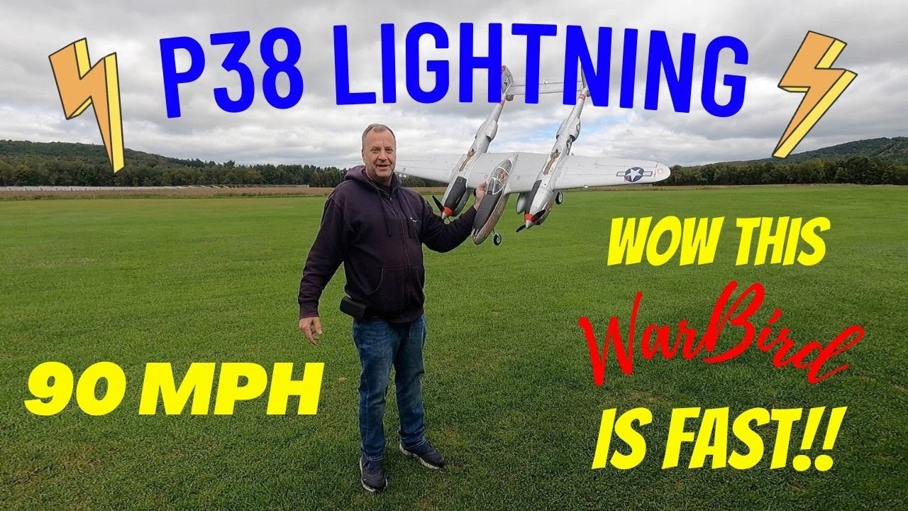P-38 LIGHTNING FREEWING FROM MOTIONRC THE FASTESTS RC WARBIRD ON THE ...
