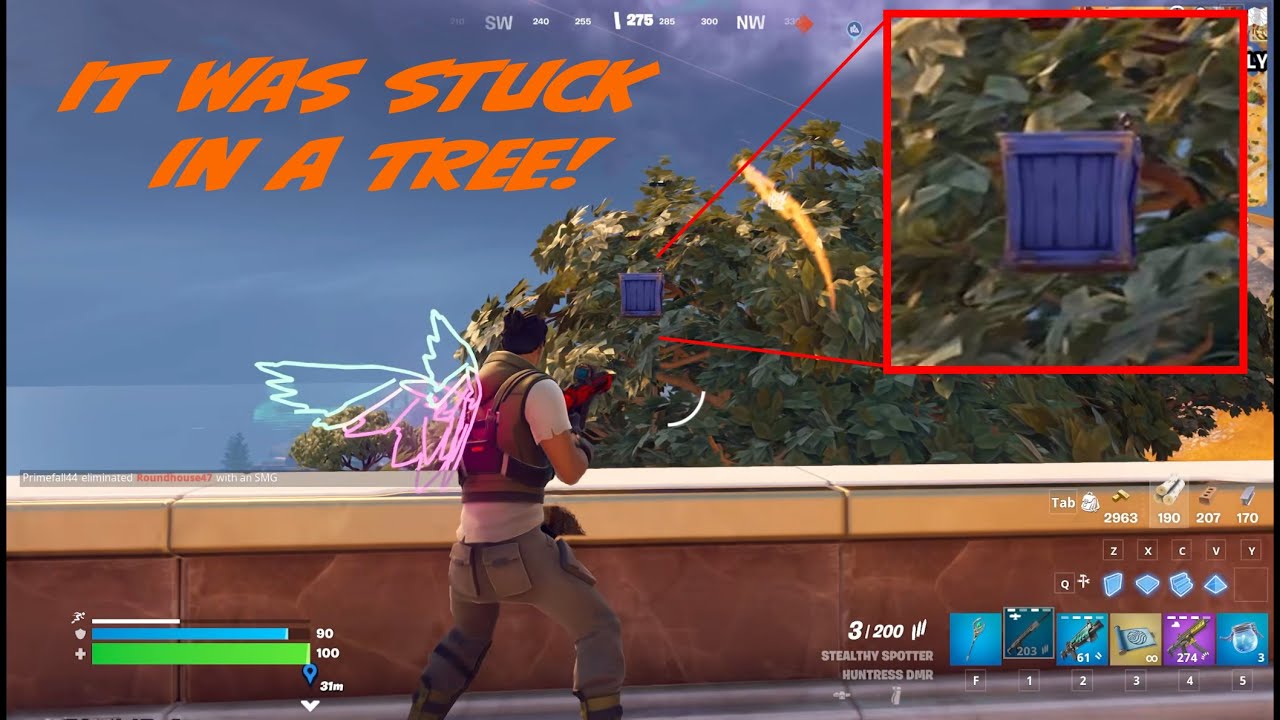 I found it in the tree? | Fortnite - YouTube