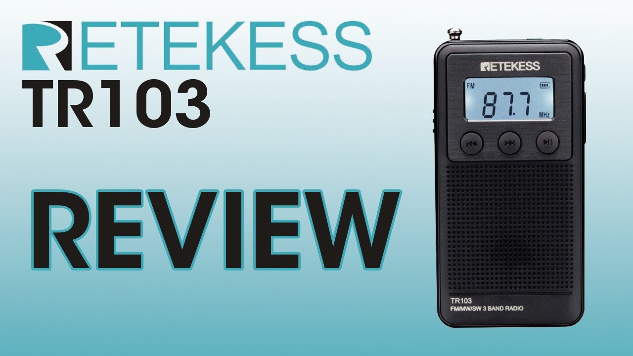 Retekess TR103 | Radio AM/FM MP3 📻 | Review - YouTube