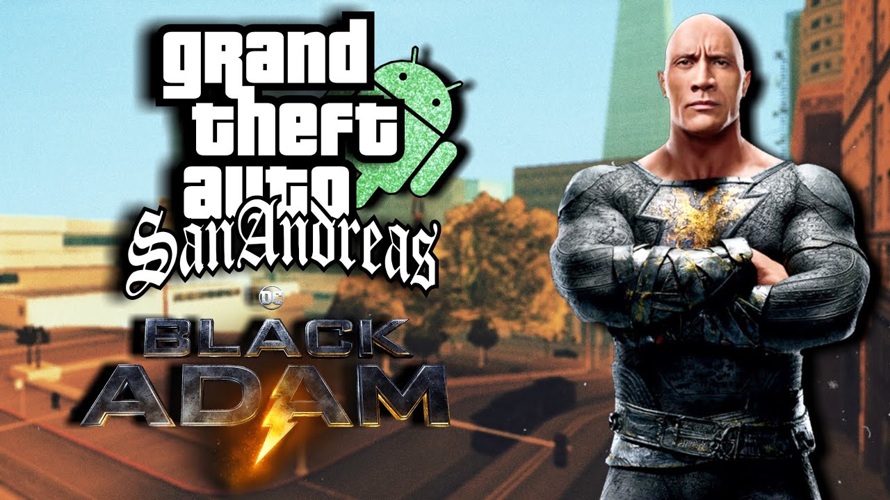 GTA San Andreas Android | Skin de Black Adam (DCEU) ⚡🔥 - YouTube