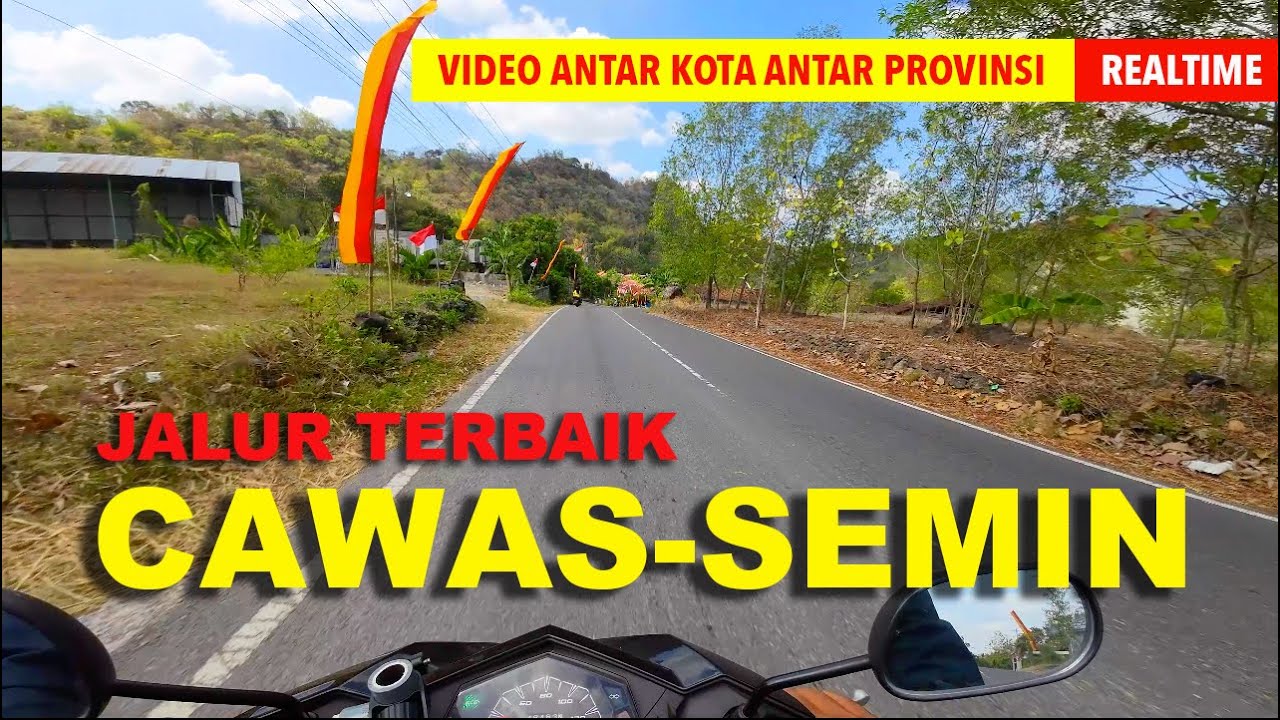 (Realtime) Rute dari Cawas Klaten ke Semin Gunungkidul - YouTube