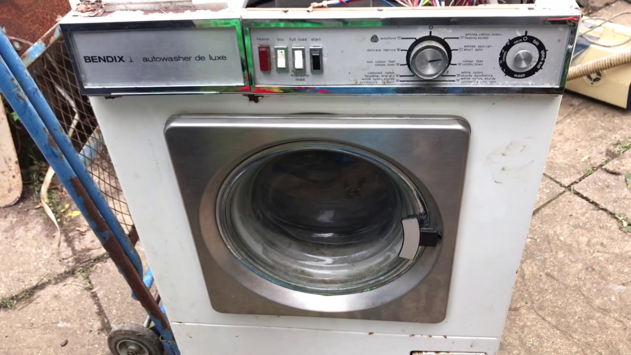 Bendix Autowasher Deluxe 7142A Spin 500 - YouTube
