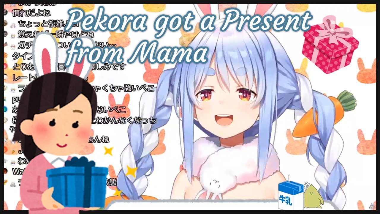 Pekora got a present from Pekomama - YouTube