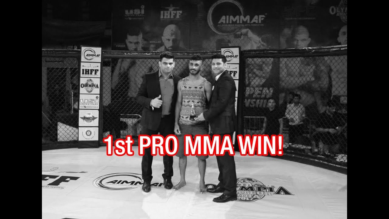 Clinton Pro MMA fight at YFC, Mumbai - YouTube