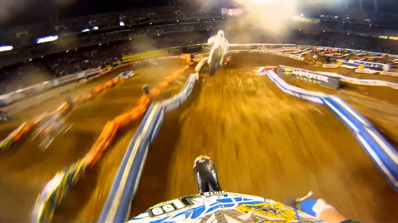 GoPro HD: Ben Evans Race - Oakland Monster Energy Supercross 2011 - YouTube