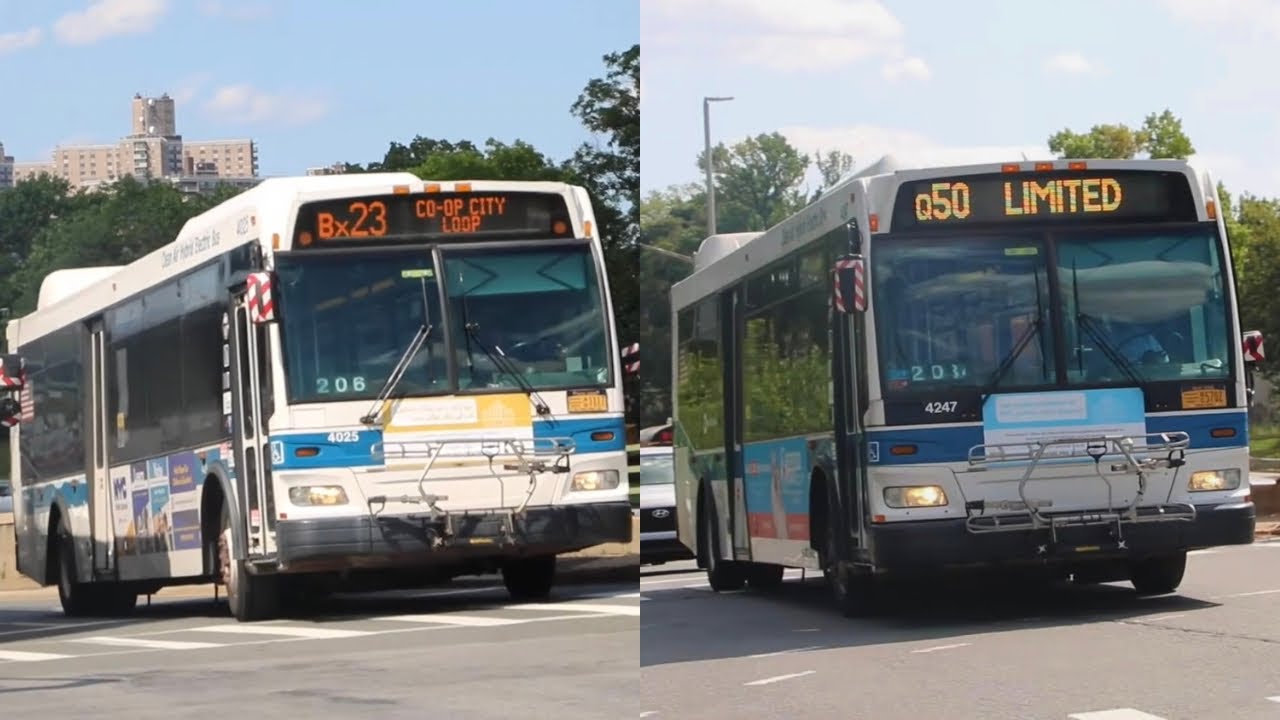 MTA Bus Company: 2009 Orion VII Next Gens #4025 on the Bx23 / #4247 on ...