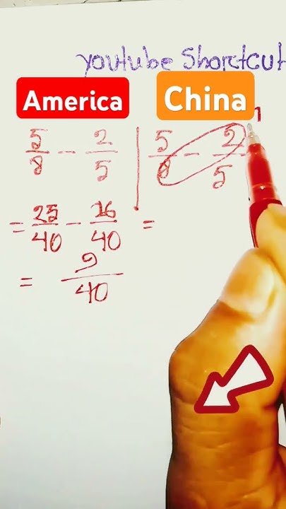 America vs China math strategy #short,#math,#viral strategy,#tiktok,# ...
