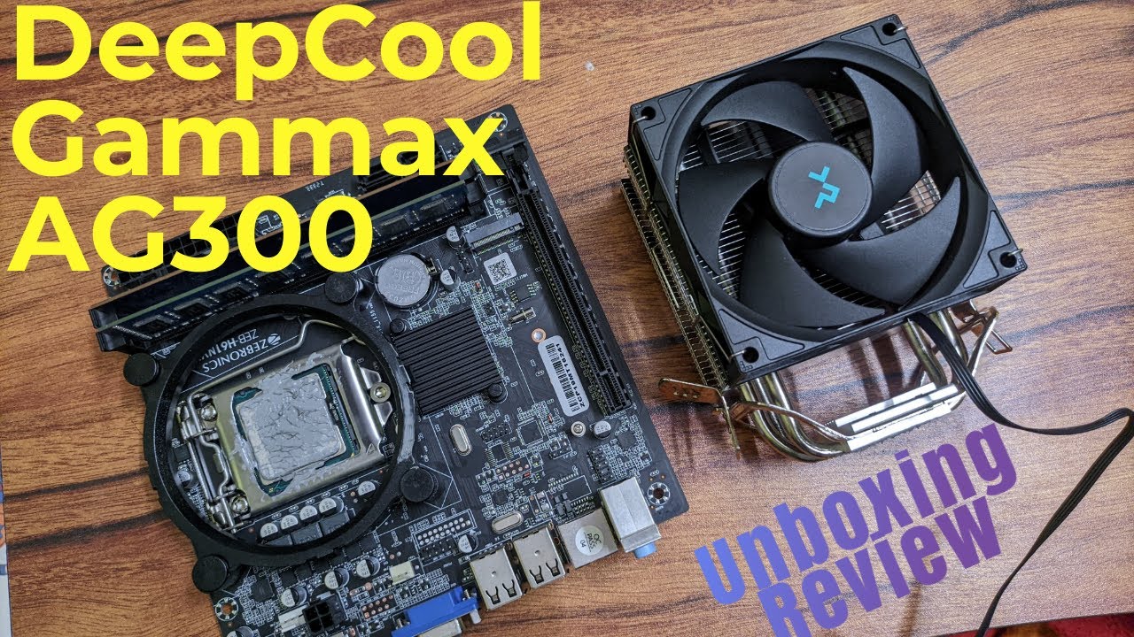 best cpu cooler under 1500 | Deepcool Gammaxx AG300. - YouTube