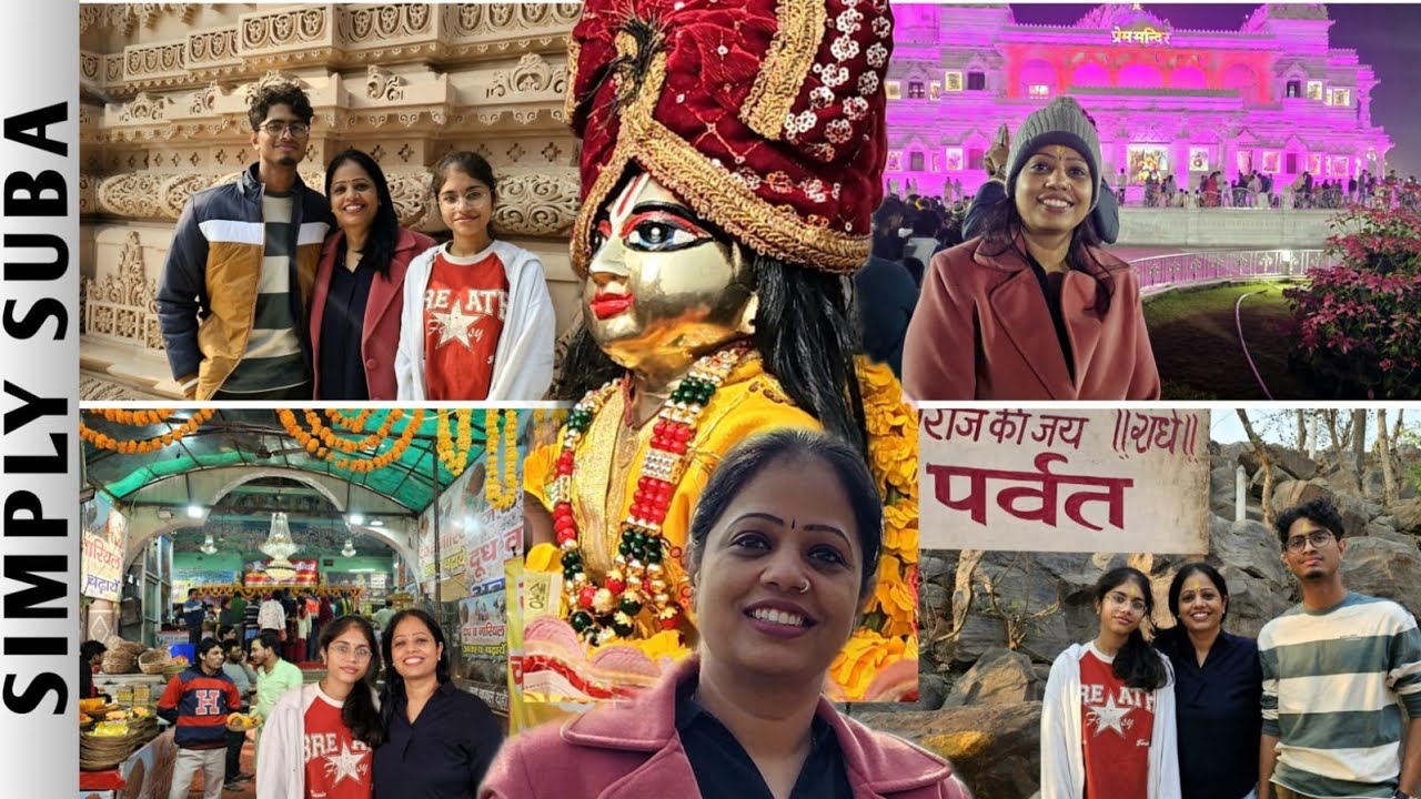 MATHURA GOVARDHAN BARSANA BRINDAVAN | Travel Vlog in Tamil | Holy ...