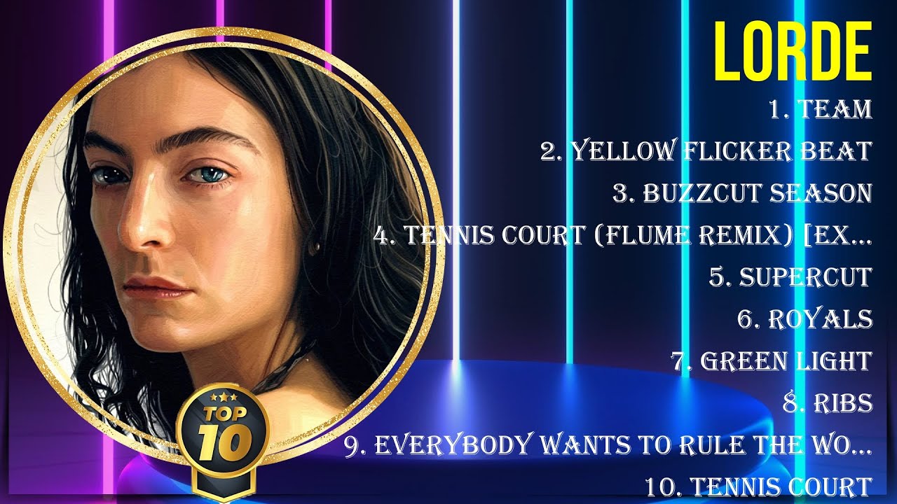 Best Songs of Lorde full album 2024 ~ Top 10 songs - YouTube