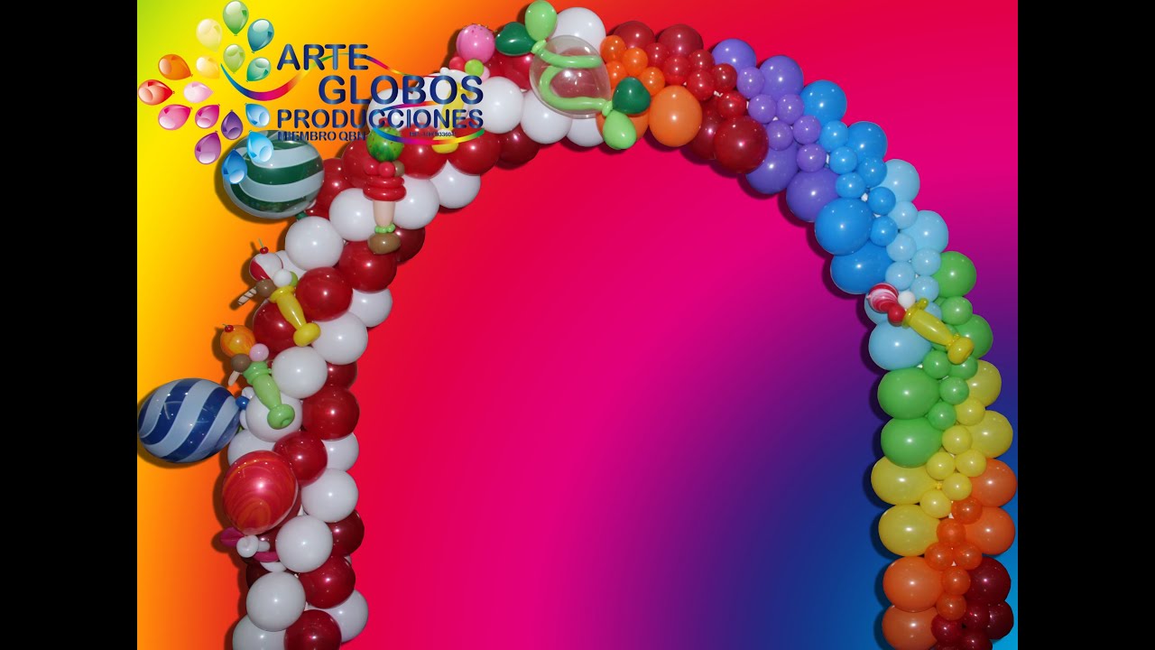 Arcos con Globos Parte II La Guirnalda Curso de Globos Balloons - YouTube