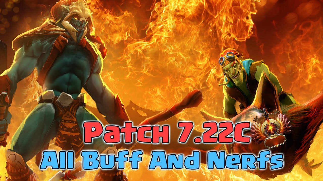 Dota 2 Patch 7.22c - Best Buff And Nerfs - YouTube