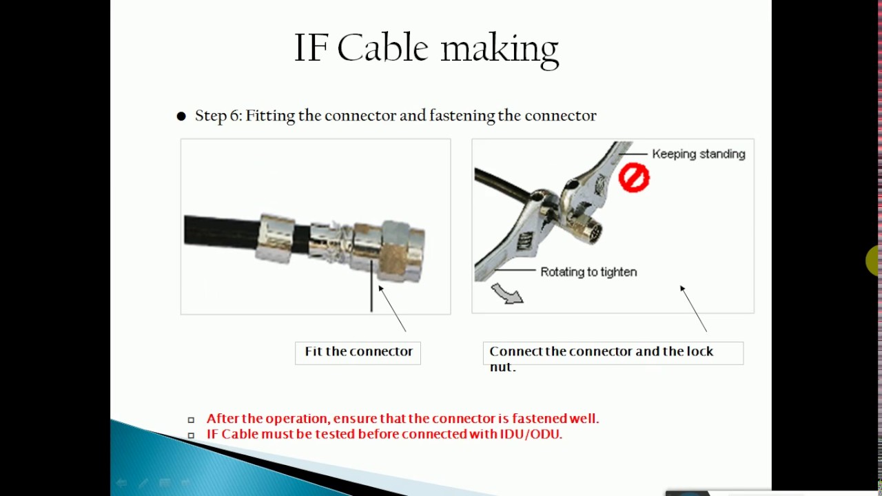 IF Cable Making - YouTube