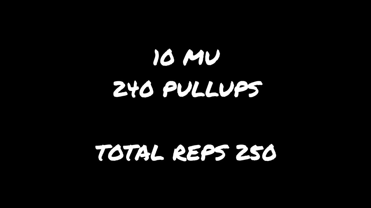 10 MUSCLEUPS / 240 PULLUPS (EMOM 40') ️ TOTAL REPS 250 - YouTube