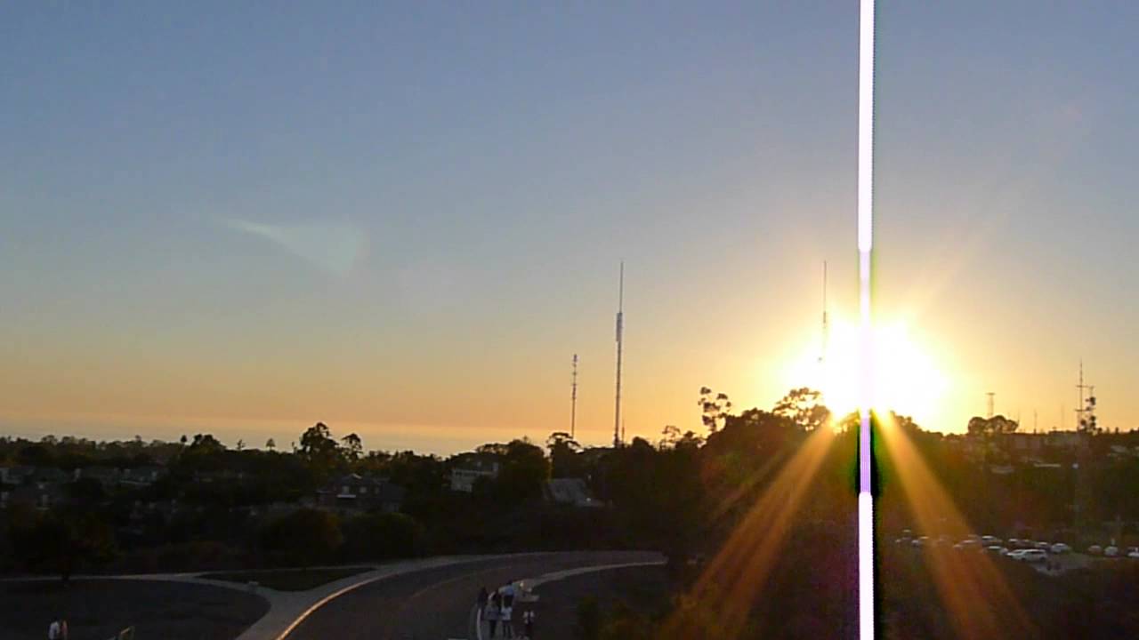 Mount Soledad at Sunset - YouTube
