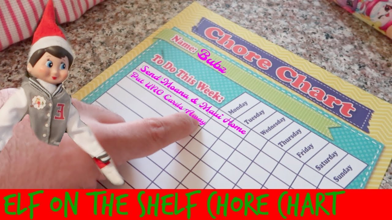 Bubz Gets a Chore Chart! (Elf On The Shelf) | ThePlusSideOfThings - YouTube