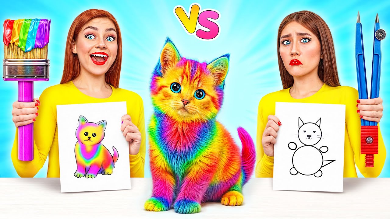 Who Draws it Better Take The Prize Challenge | Funny Food Hacks by ...