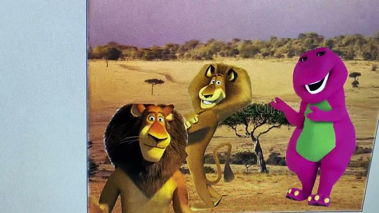 Barney grounds Alex the lion and gets grounded - YouTube