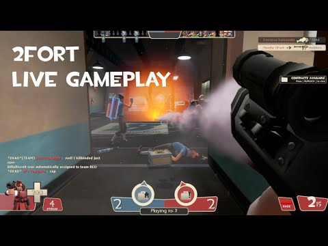 TF2 2Fort live gameplay - YouTube