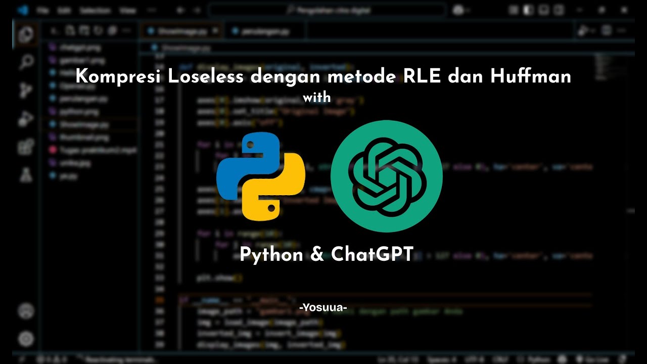 Prak - 7 || Kompesi loseless dengan metode RLE dan Huffman Coding || With Chat GPT & Python ...