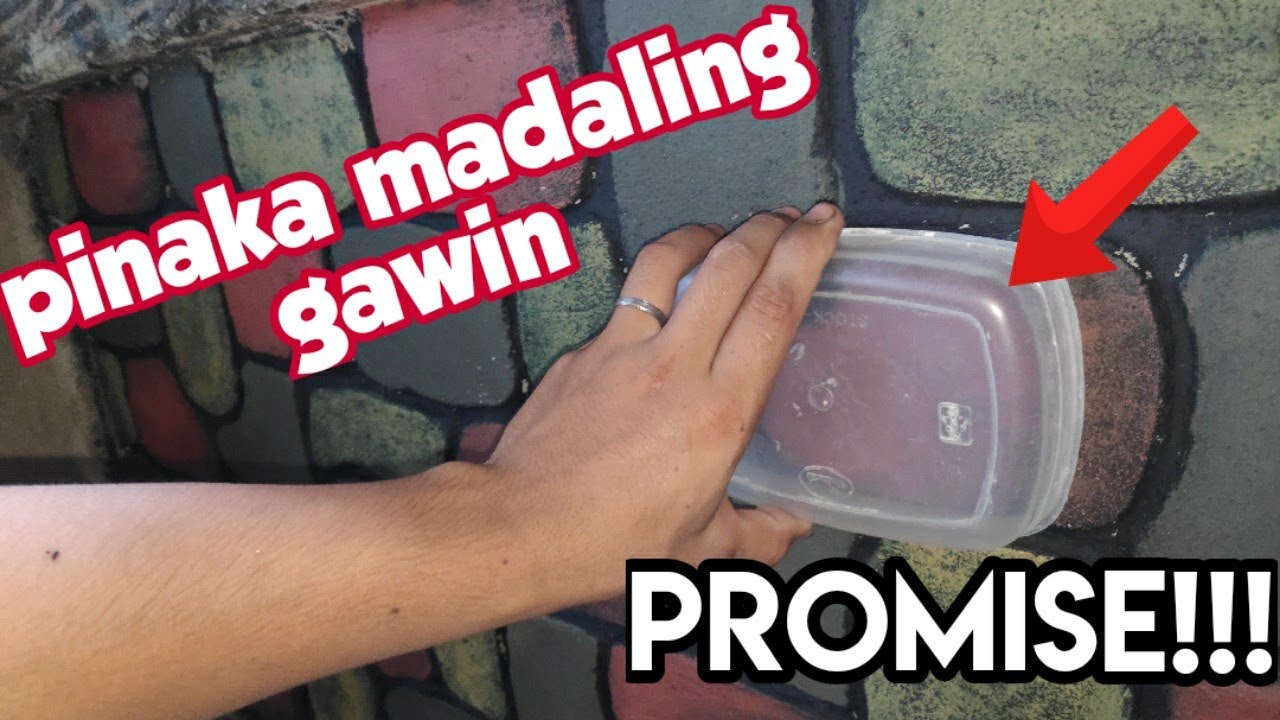 PINAKA MADALING DESIGN NG PADER GAMIT ANG BAONAN😍-HOME DECORATION - YouTube