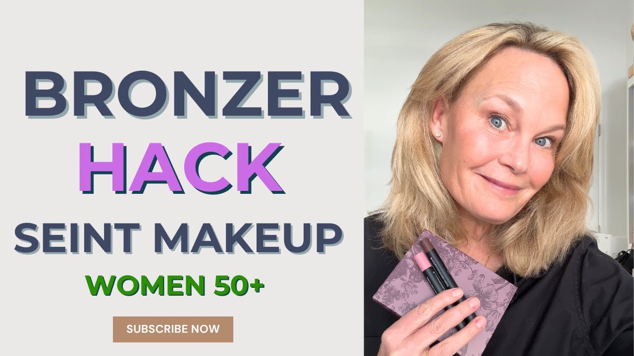 Everyday Makeup for Women Over 50 | Natural Look + Easy Bronzer Trick ...