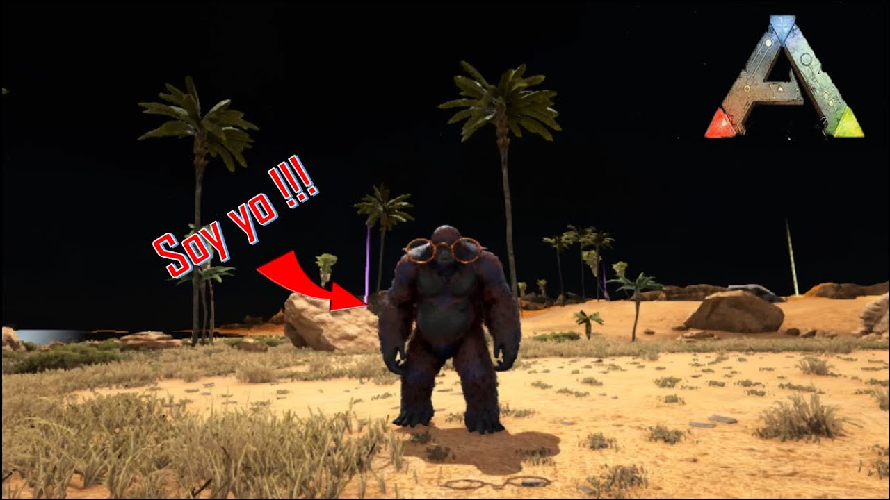 SIENDO UN GIGANTOPITHECUS EN ARK | MOD PLAY AS DINO - YouTube