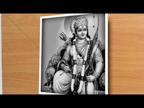 Lord shri Ram ji||Easy drawing||step by step for beginners||pencil ...