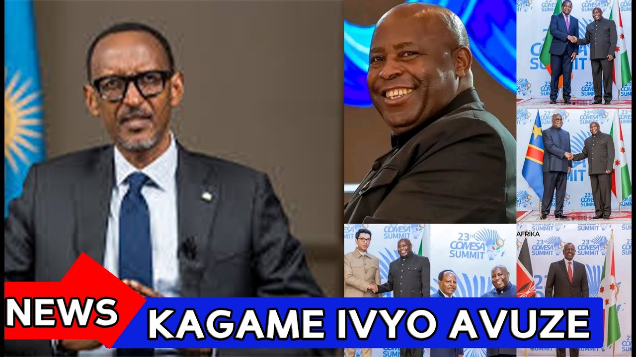 KAGAME IVYO AVUZE KUBITABIYE INAMA YA COMESA YABEREYE I BURUNDI - YouTube