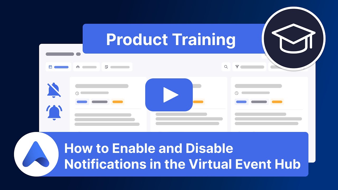 How to Enable and Disable Notifications in the Virtual Event Hub - YouTube