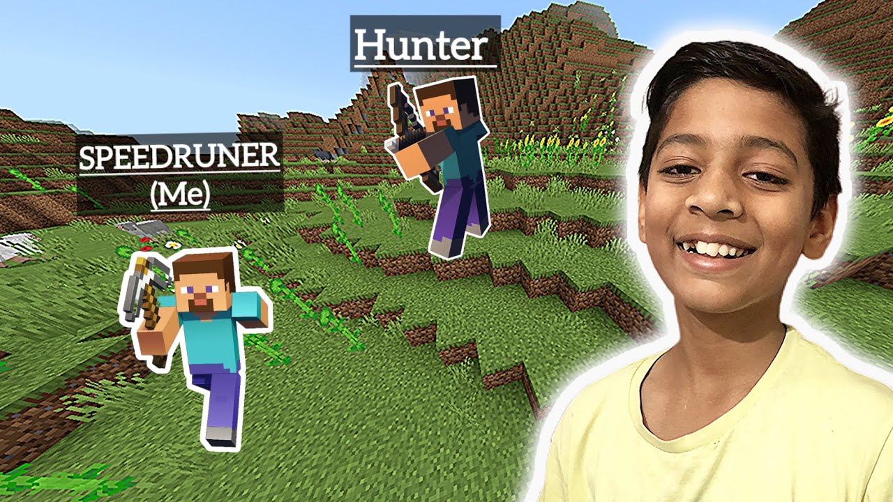 SPEEDRUNER VS HUNTER IN MINECRAFT JAVA - YouTube