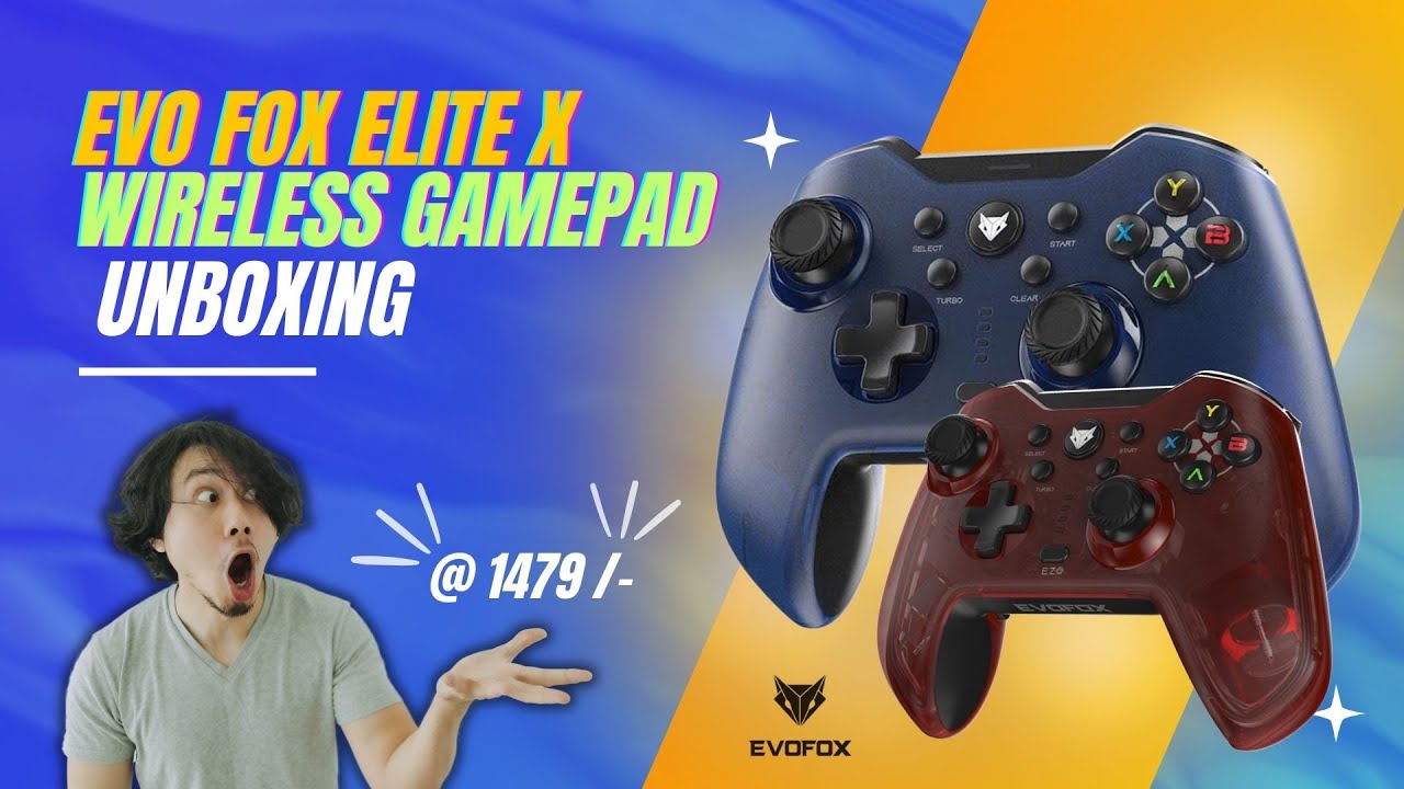 Best Wireless Gamepad for PC | EvoFox Elite X Wireless Gamepad #gamepad ...