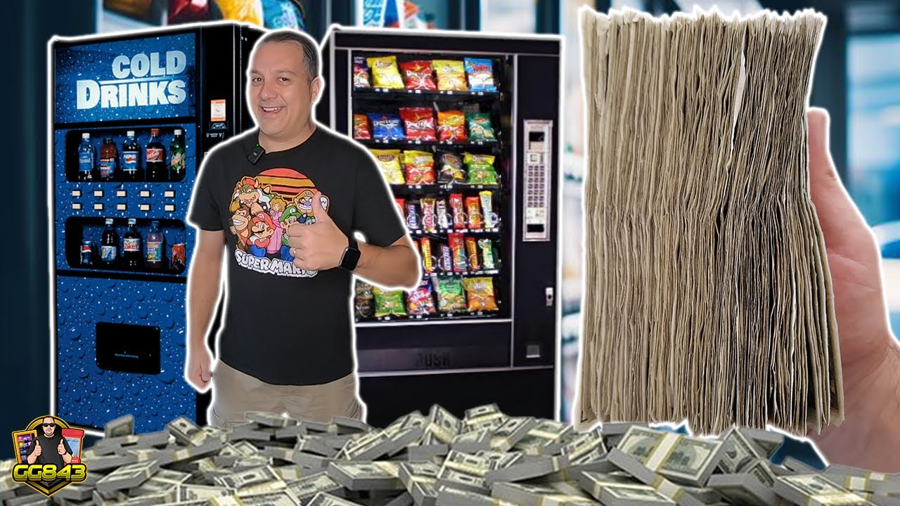 Double Vending Machine Money Haul! 💰💵 Huge Cash Collection! - YouTube