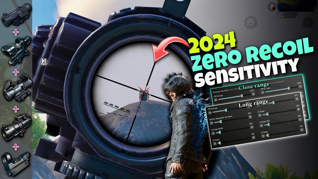 PUBG 2024 NO RECOIL/ZERO RECOIL SENSITIVITY CODE | BGMI BEST ...