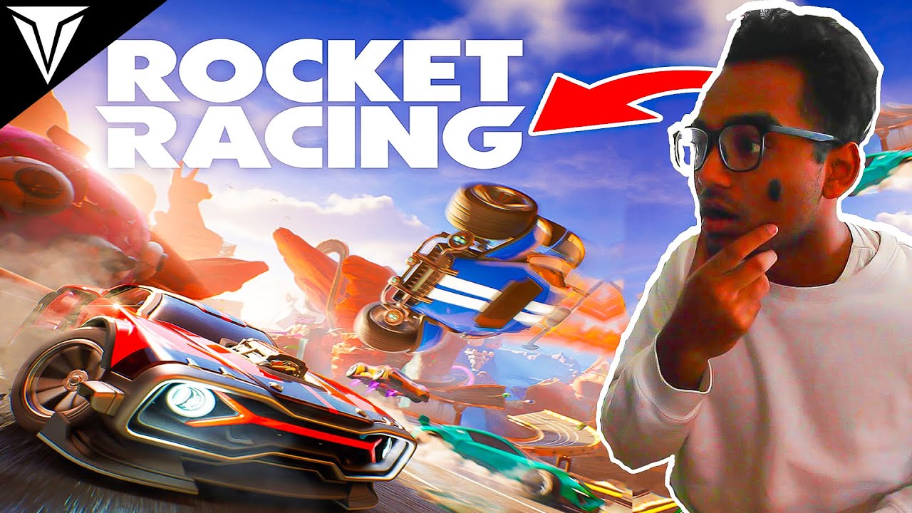 Racing In FORTNITE?! | Rocket Racing - YouTube