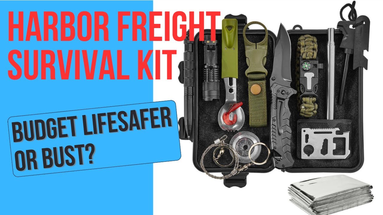 Harbor Freight Emergency Survival Kit: Budget Lifesaver or Bust? - YouTube