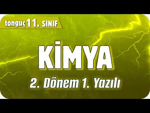 11.Sınıf Kimya 2.Dönem 1.Yazılıya Hazırlık 📑 #2026