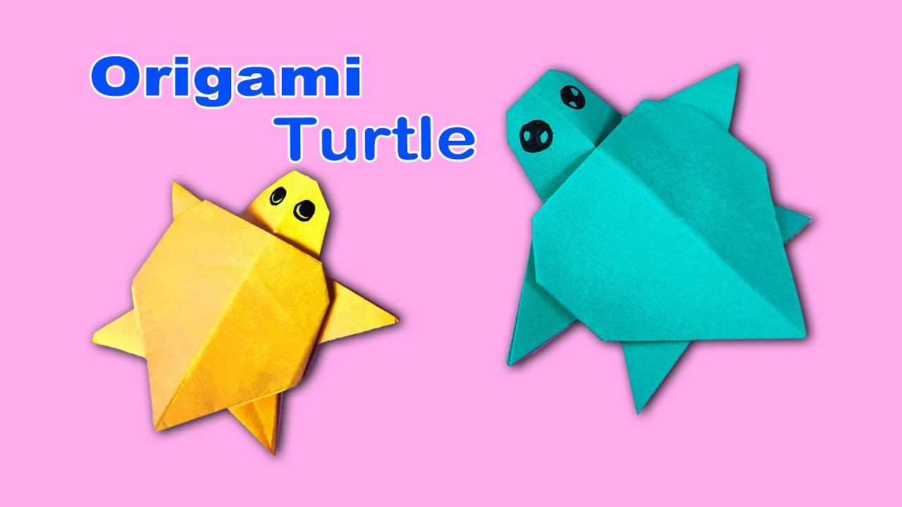 Easy Origami Turtle | How to Make a Turtle Step by Step - YouTube