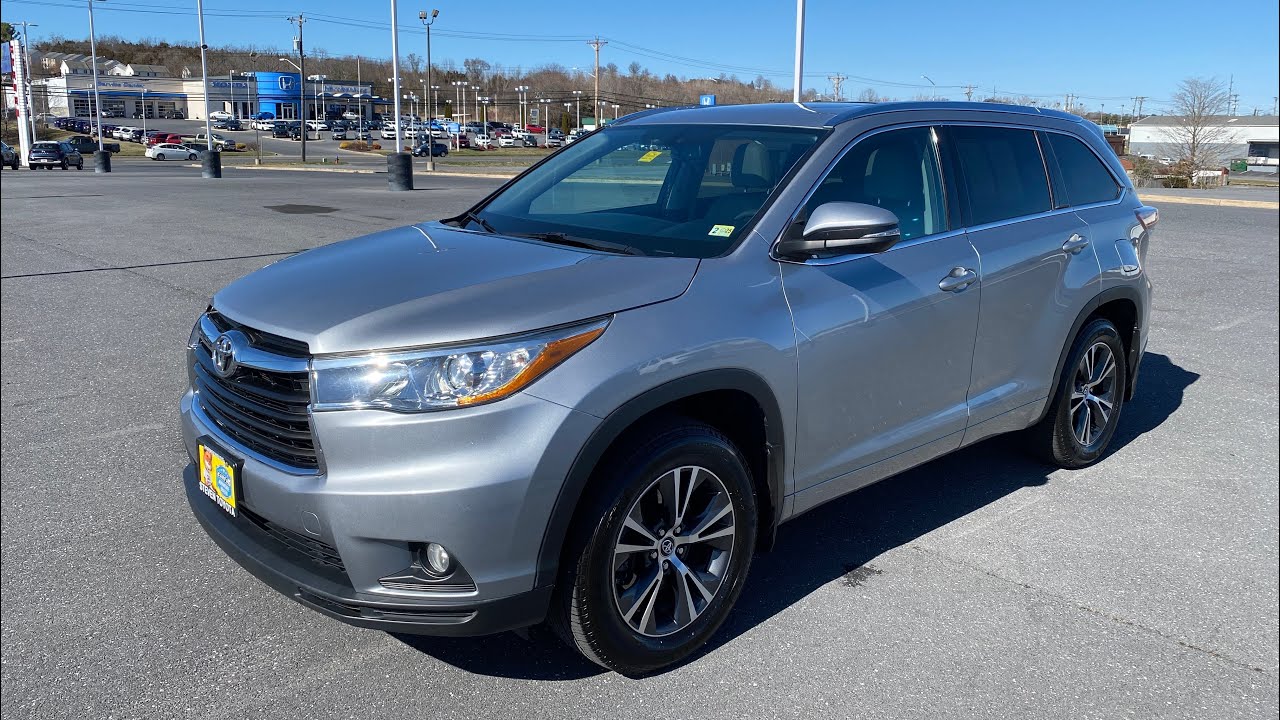 2016 Toyota Highlander XLE V6 4D Sport Utility AWD VIDEO REVIEW ...