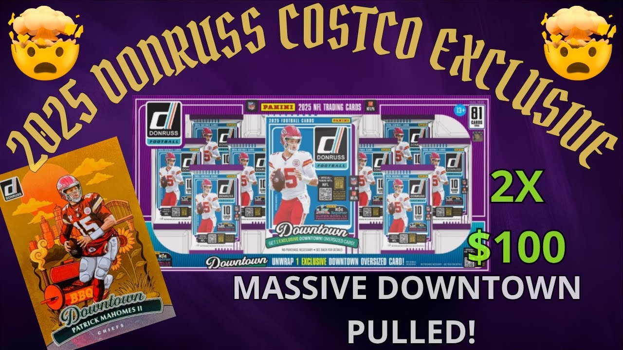 2025 Donruss Football Costco Exclusive Bundle Box Review + HUGE ...