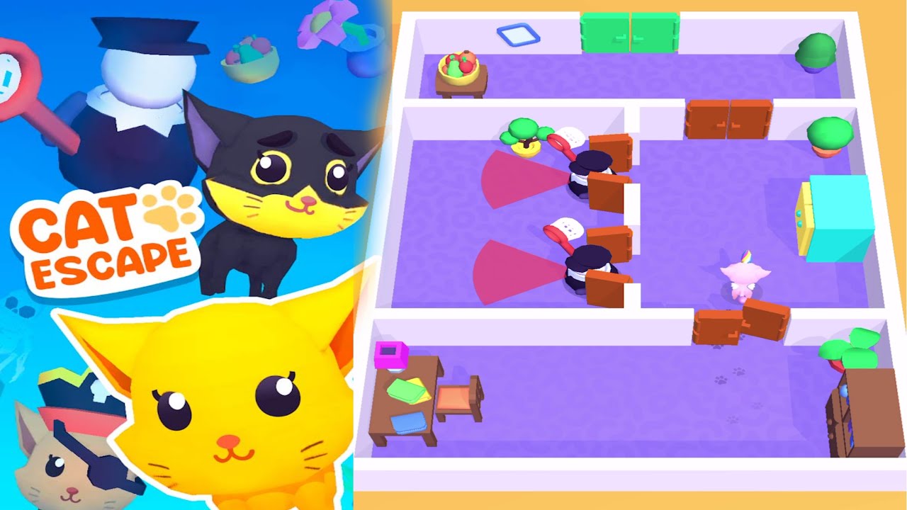 Cat Escape! / The Game is about How to Rescue Cats Correctly / Levels 1 ...