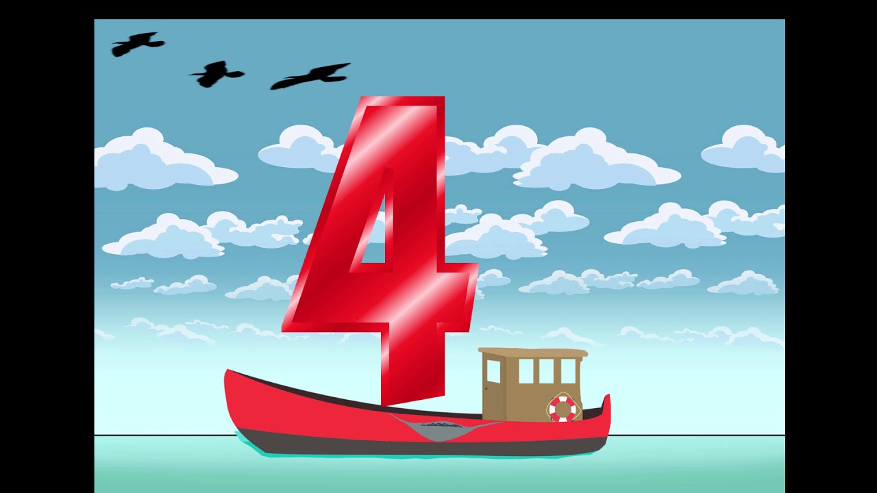 Boats and Numbers (counting 1 to 10) - YouTube