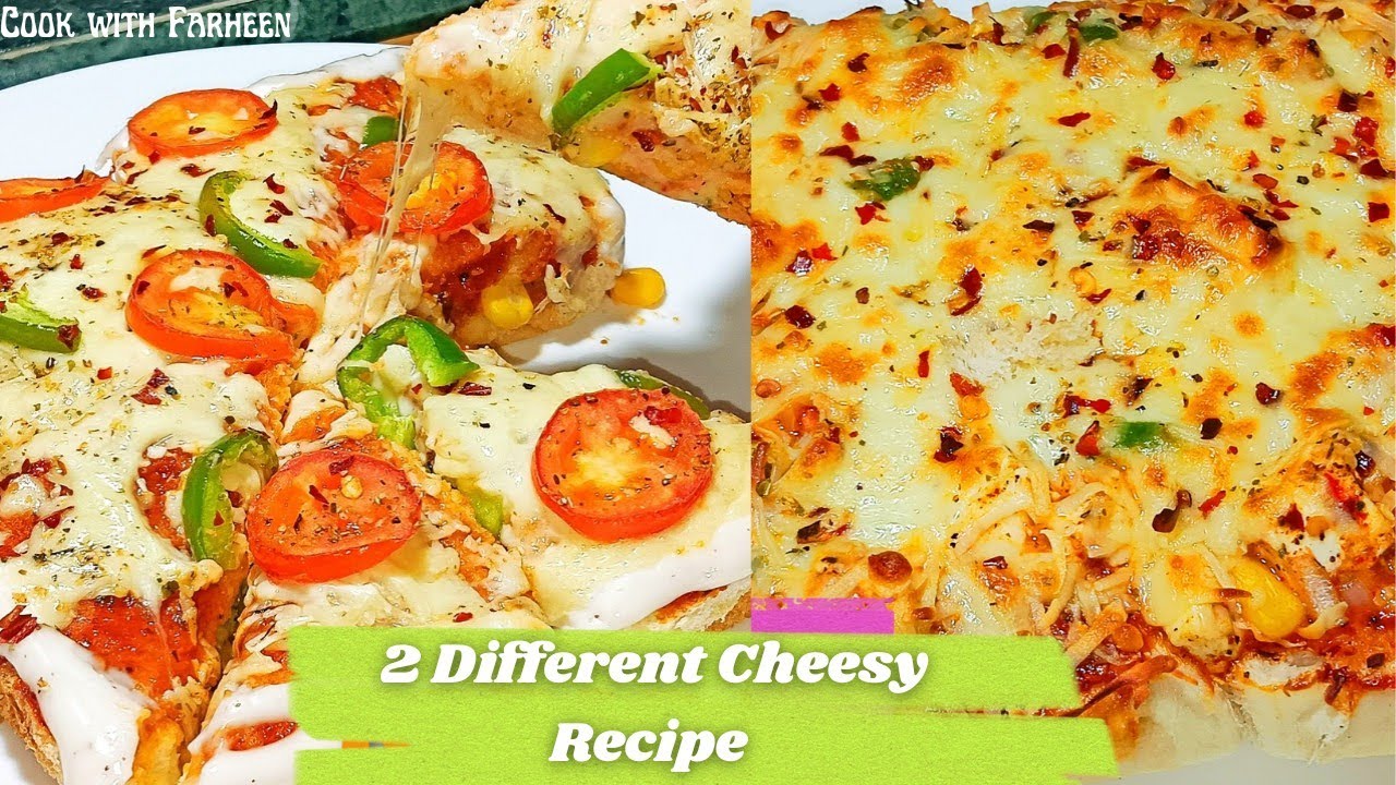 2 Different Cheesy Recipes | Easy And Cheesy Veg Evening Snacks Recipe ...