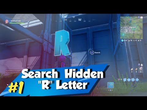 Search Hidden 'R' Found in the Forged in Slurp Loading Screen| Fortnite ...