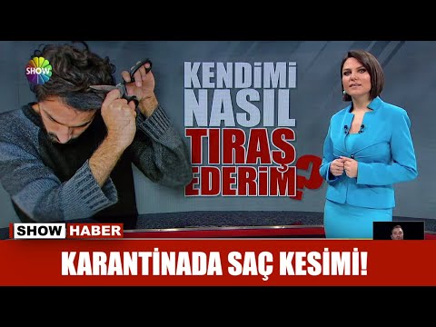 Karantinada saç kesimi!