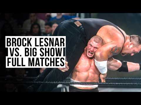 Brock Lesnar vs. Big Show full matches | Hard-hitting, ring-breaking battles