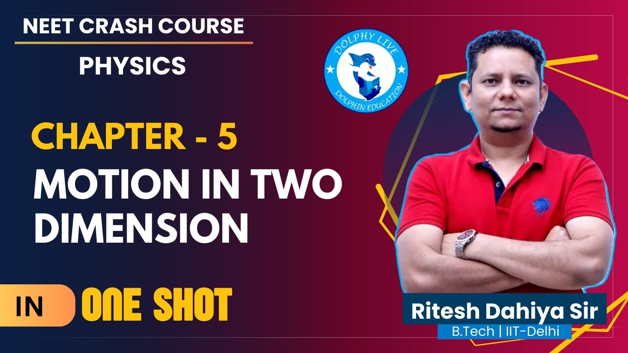 Physics Chapter 5 - Motion In two Dimension - One Shot | NEET Physics Crash Course | MBBS App ...