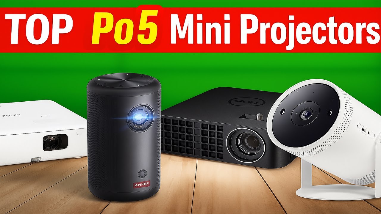 TOP 5 Best Mini Projectors On Amazon - YouTube