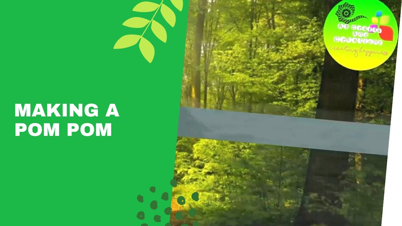 Making a POM POM/ Bottle decor/ room decor/ gift /showpiece - YouTube